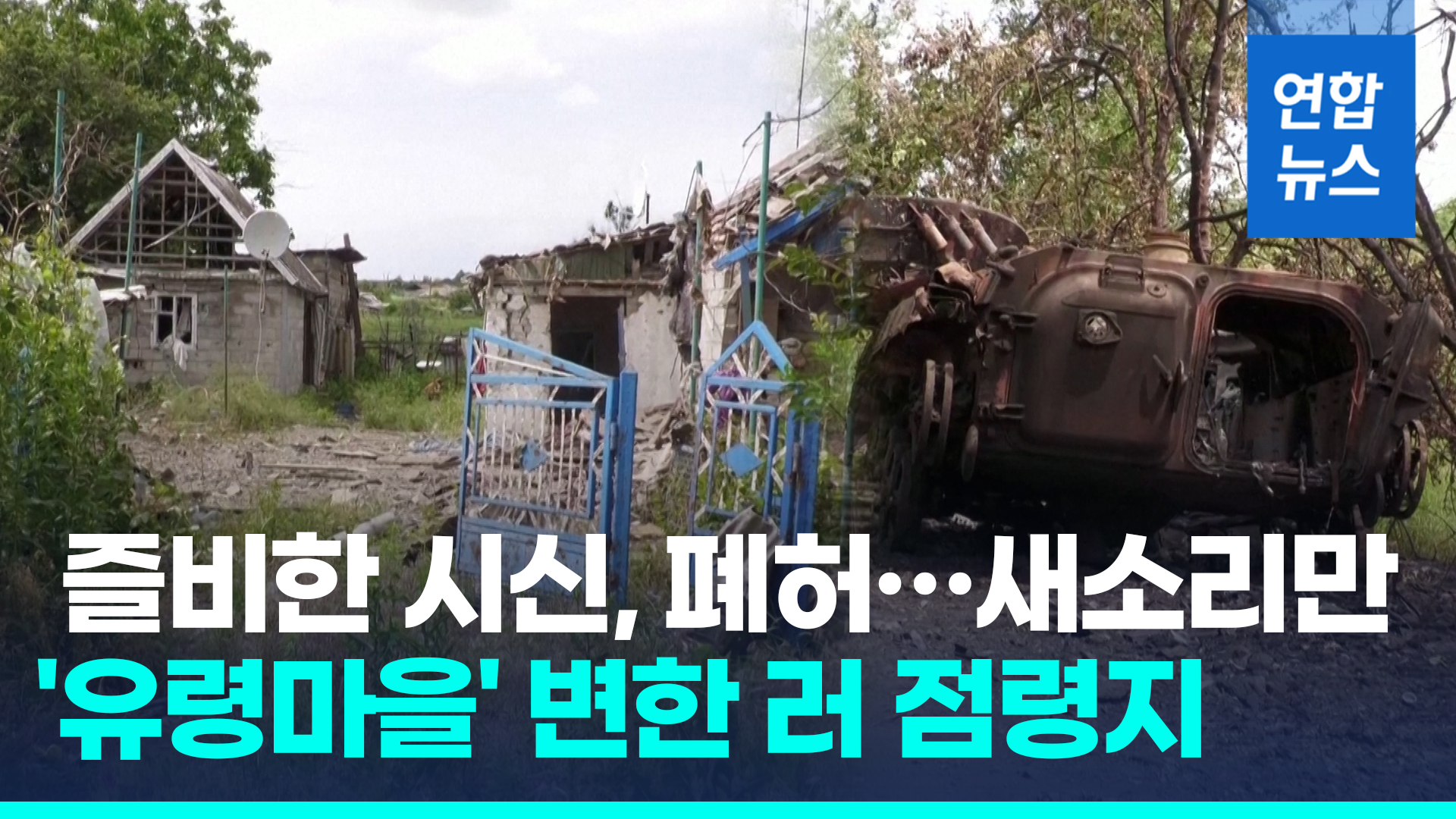 [영상] 대반격의 그늘…우크라가 탈환한 러 점령지 유령마을 참상 | 연합뉴스
