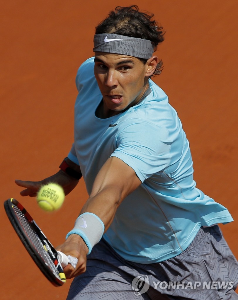 -佛오픈테니스- 나달, 허리 통증에도 16강 안착 | 연합뉴스
