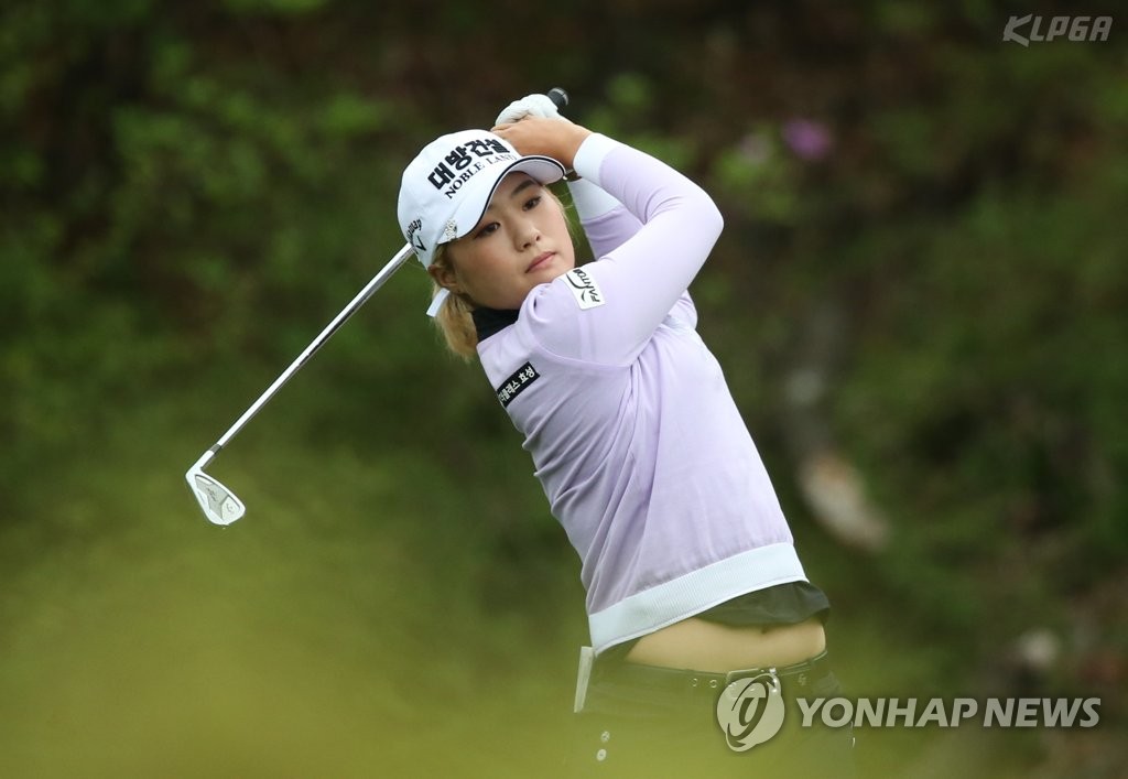 이정은 '티샷' | 연합뉴스