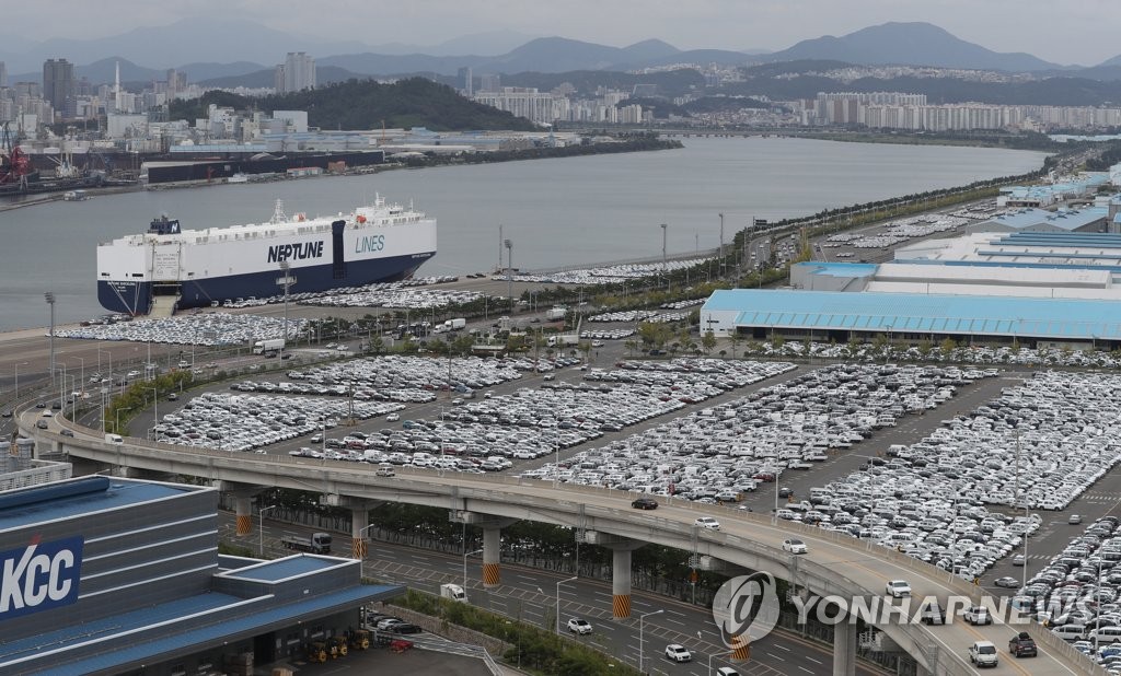 1∼7월 친환경차 수출량·수출액 크게 증가 연합뉴스