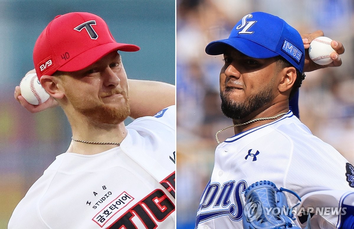 삼성 PO MVP 레예스 vs KIA 라우어, KS 3차전 선발 맞대결 | 연합뉴스