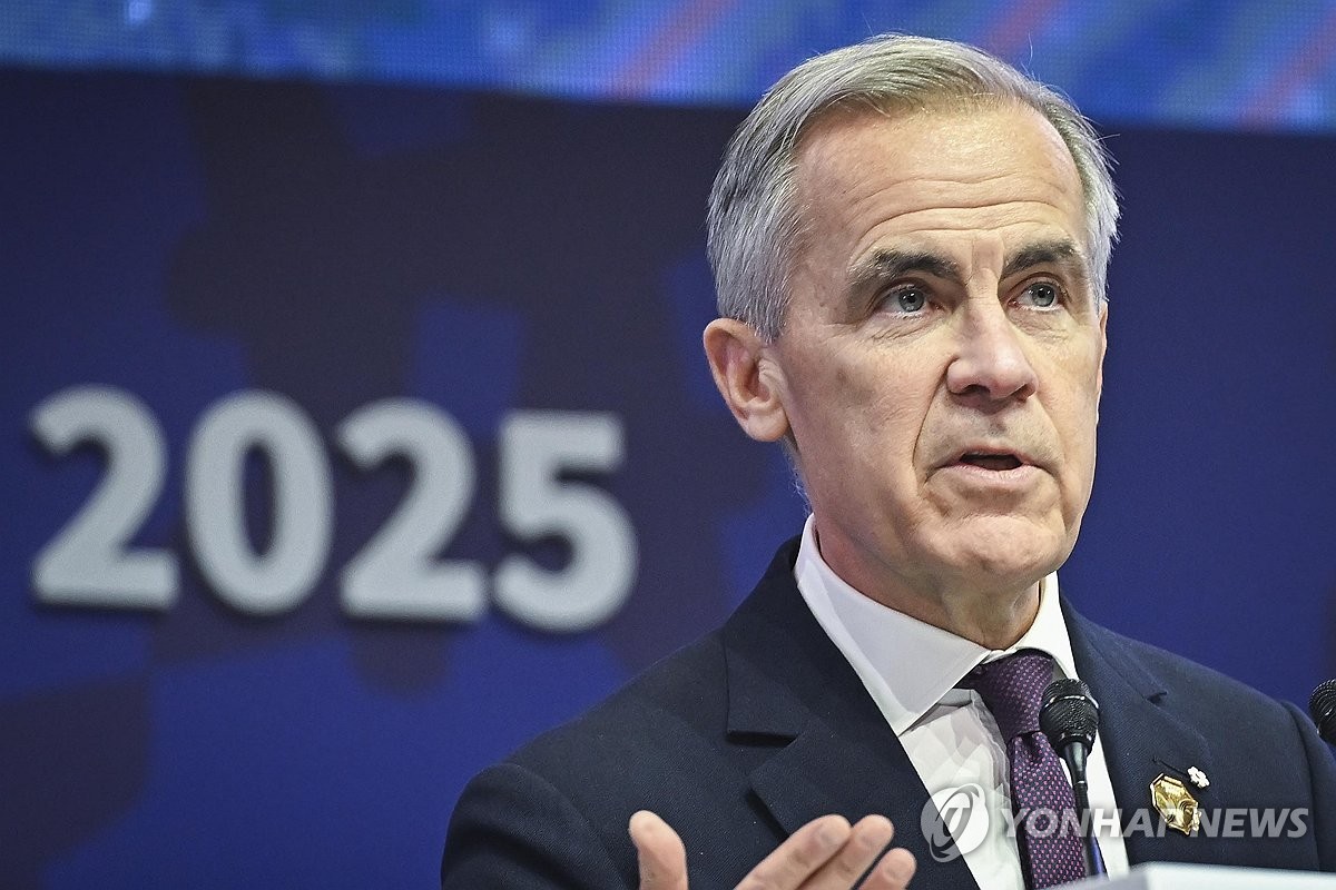 APEC CEO 서밋, 연설하는 캐나다 총리 | 연합뉴스